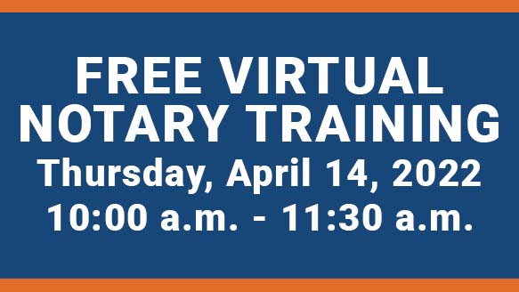Free Virtual Notary Training